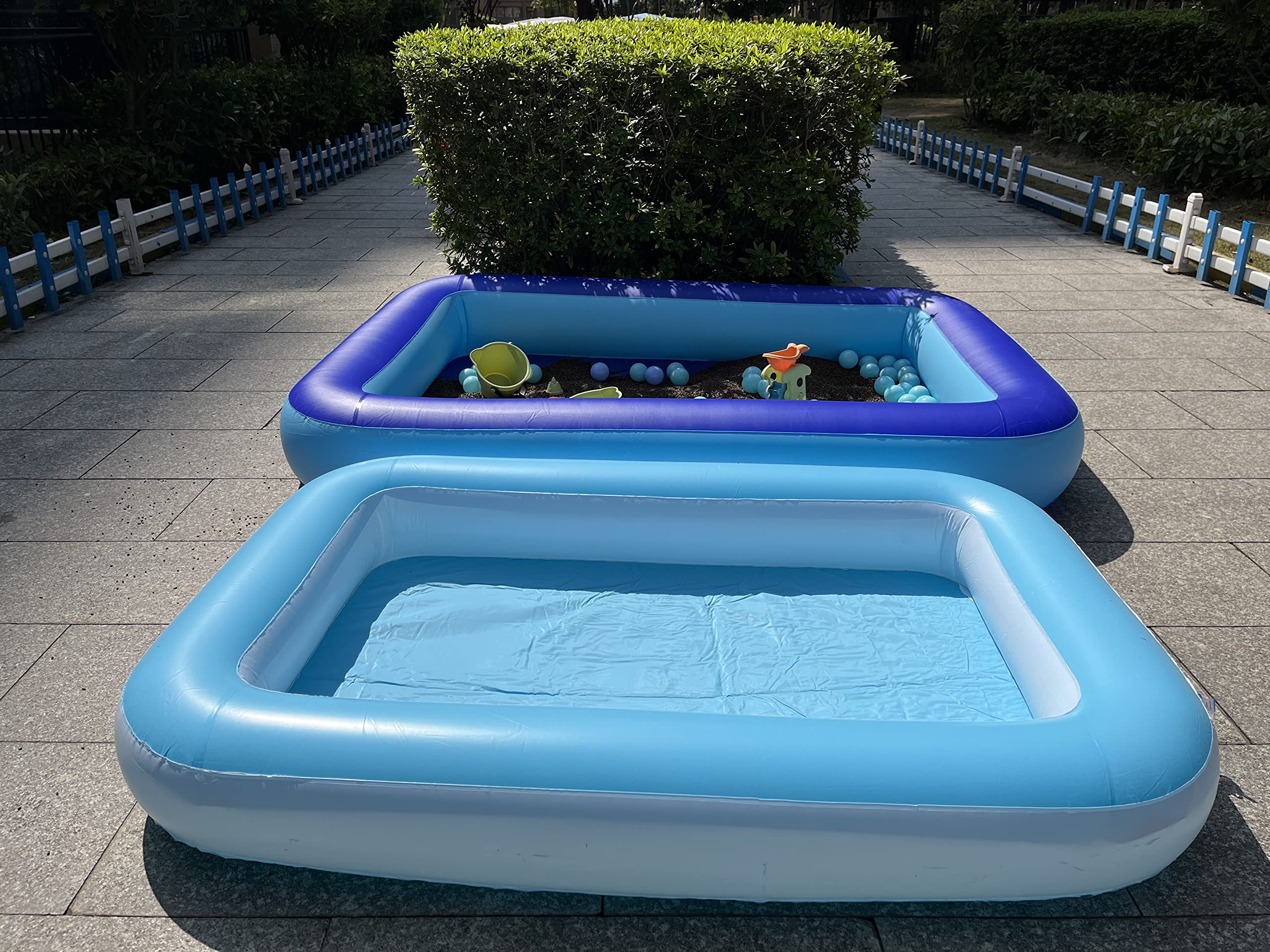 Snapklik.com : Inflatable Splash Pool For Kids, Plastic Wading Pools ...