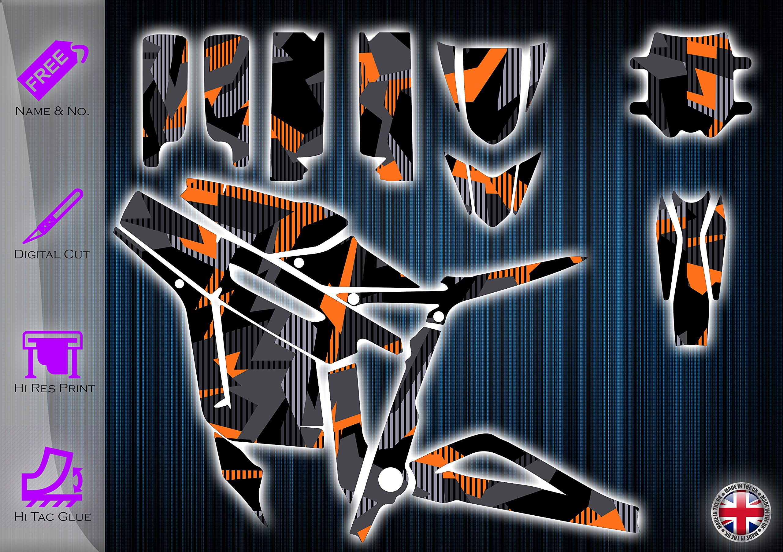 Custom Bike Decals EXPRESS GRAPHICS Talaria Sting Sticker Kit ...