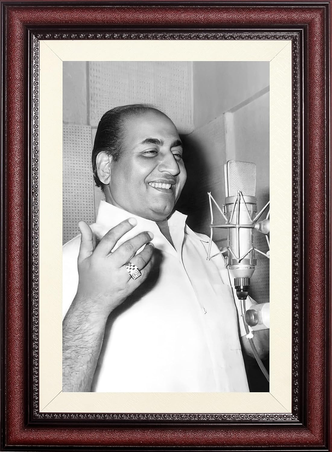 STUDIO AVINASH Mohammad Rafi 2 Wall Hanging Framed Photo Without Glass ...