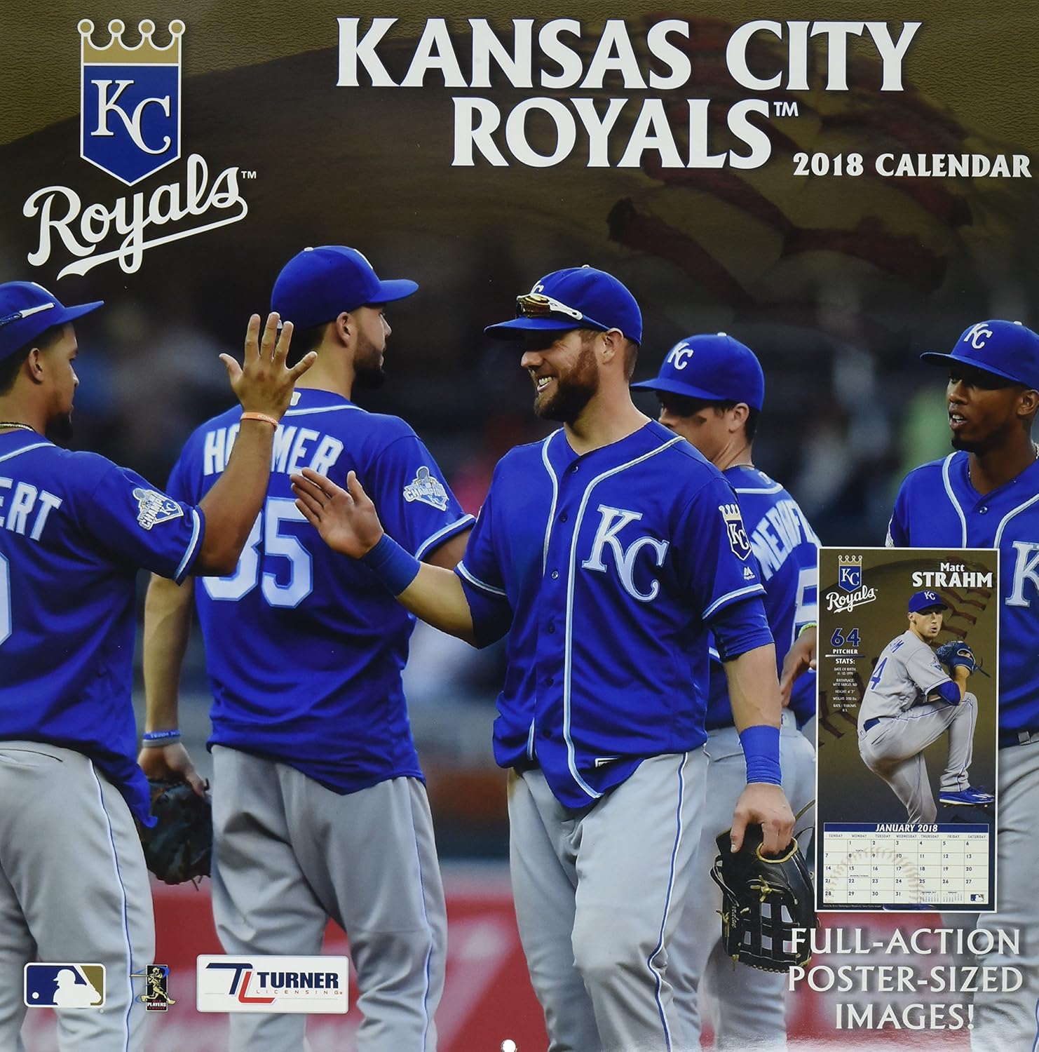 Kansas City Royals 2018 Calendar: Lang Holdings Inc.: 9781469347547 ...