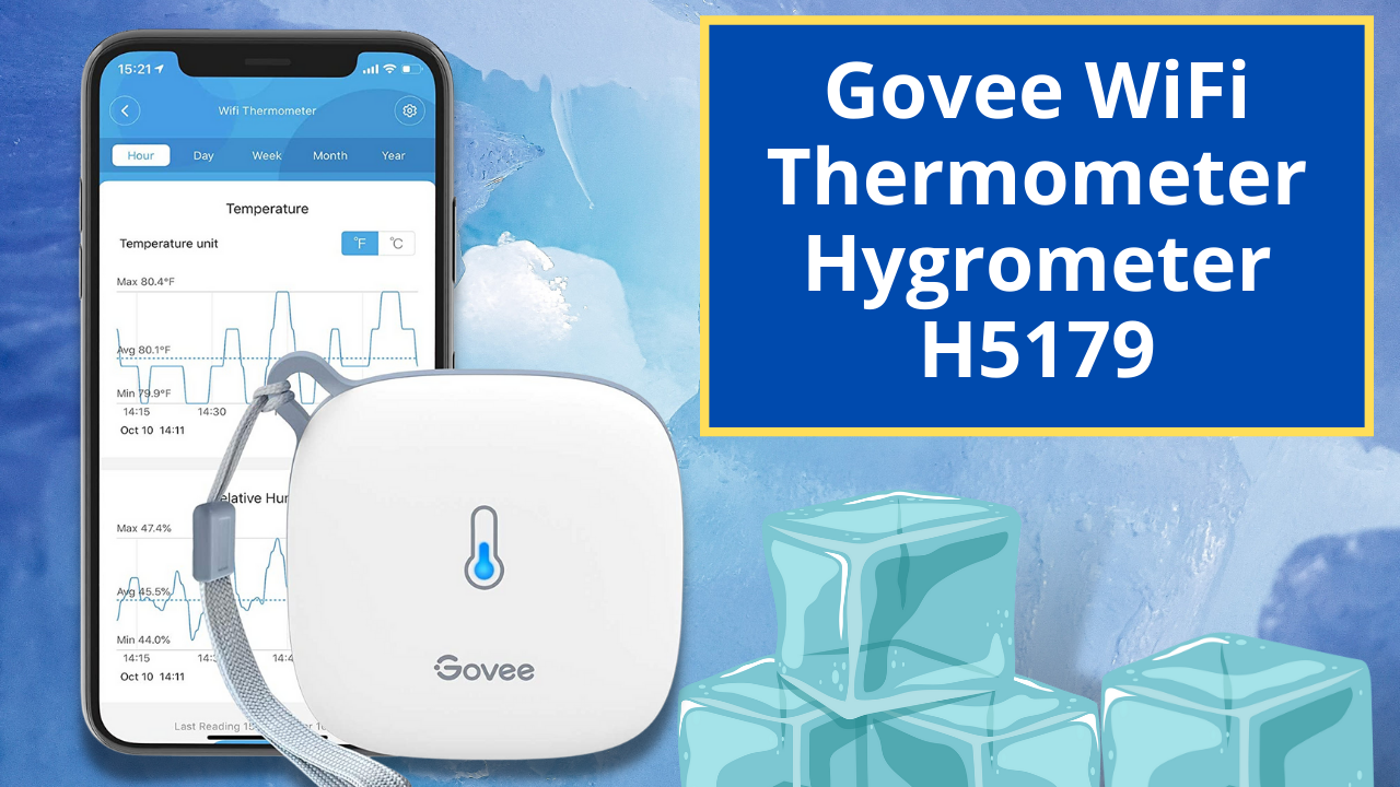 Watch H5179 WiFi Thermometer Hygrometer by Govee on Amazon Live