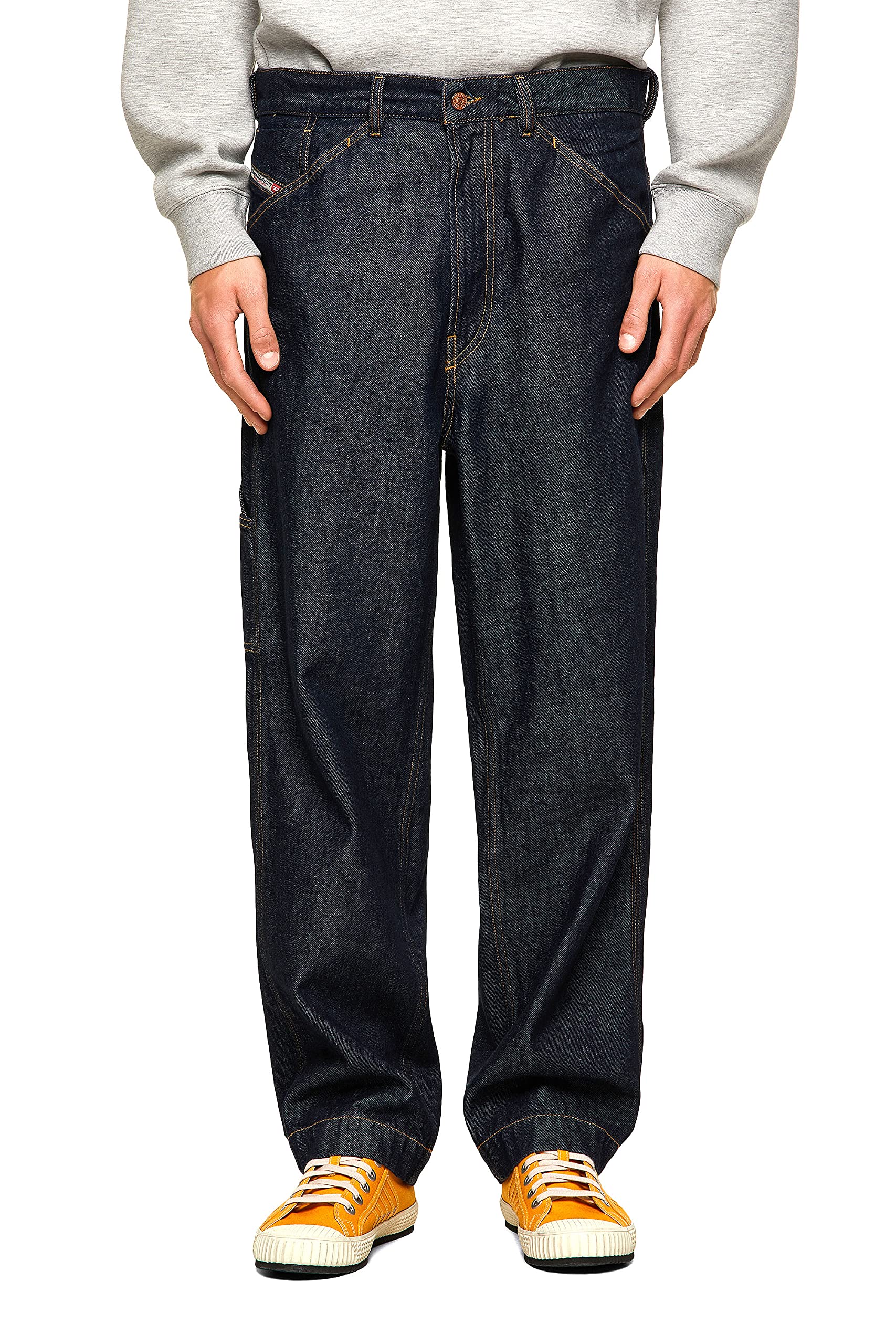 Diesel - Relaxed Fit Jeans - D-Franky 009HP, blue, 32 W/32 L : Amazon ...