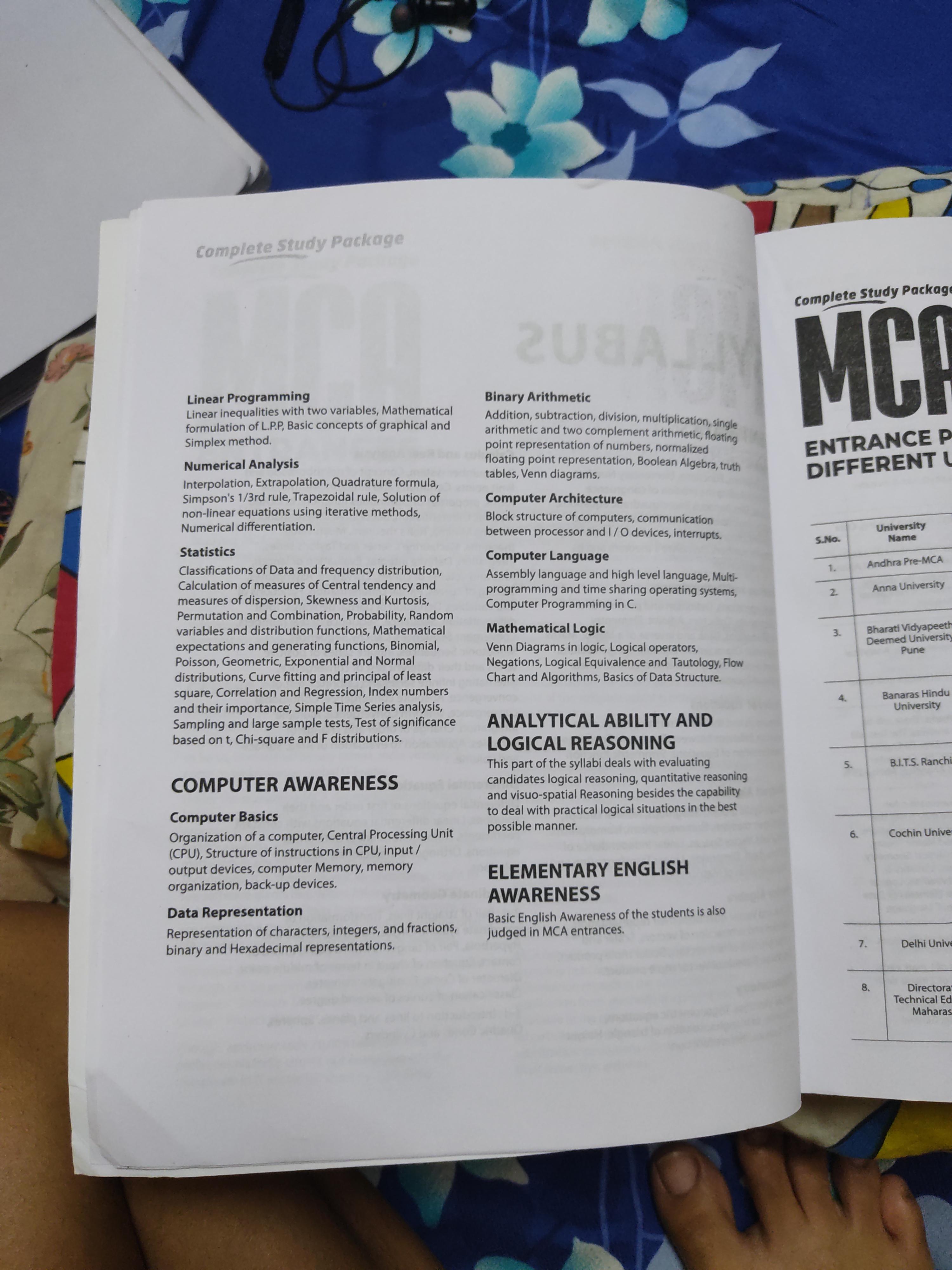 A Complete Study Package for MCA Entrances (Old Edition) : Amit M ...