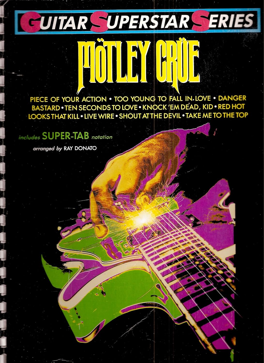 Motley Crue, Includes Super-Tab Notation (Guitar Superstar Series ...