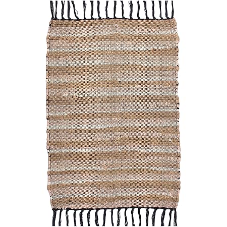 Amazon.com: Asraie Eco Friendly Hand Woven & Reversible Cotton Chindi ...