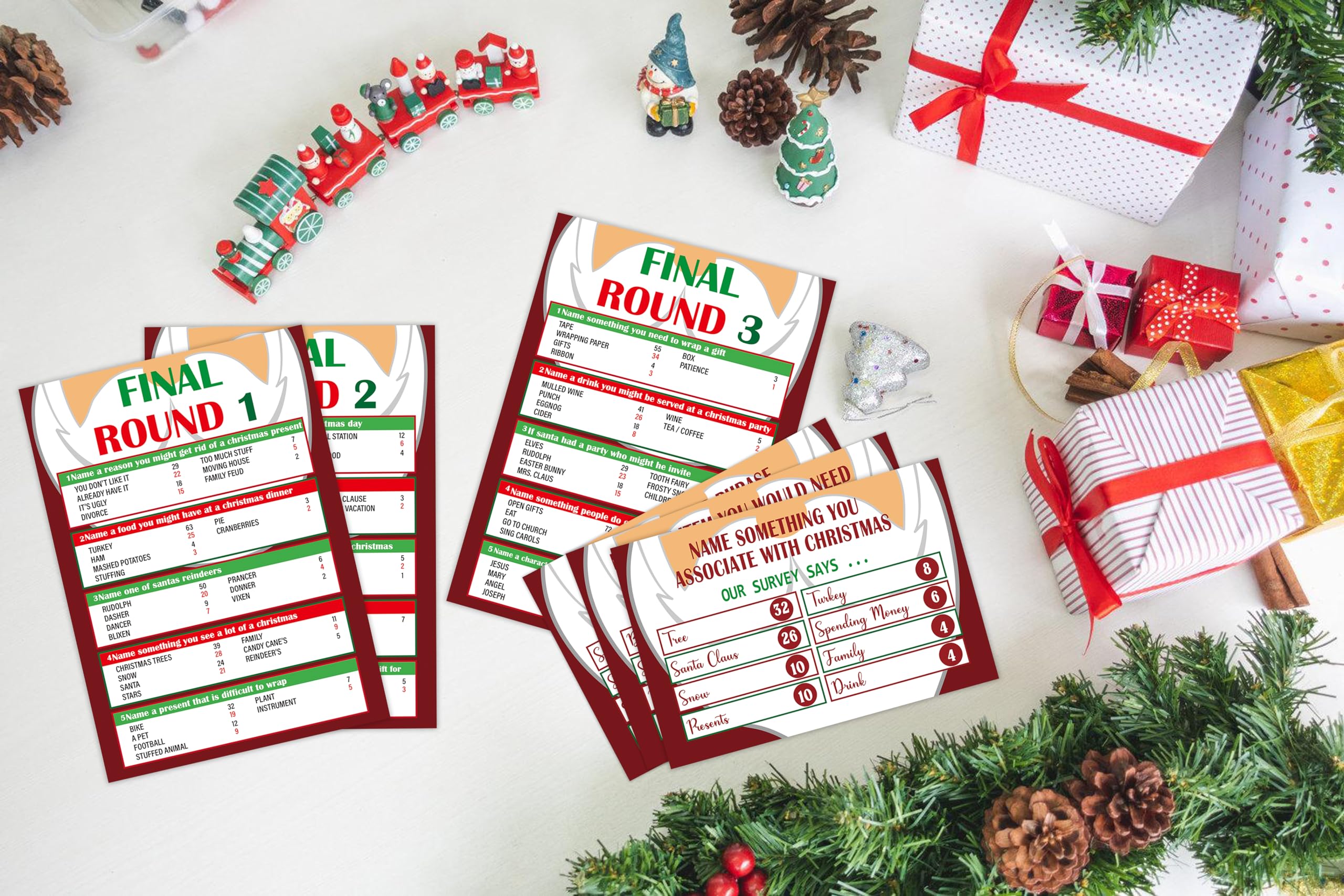 Friendsgiving Party Games Christmas Friendly Feud Game, Printable ...