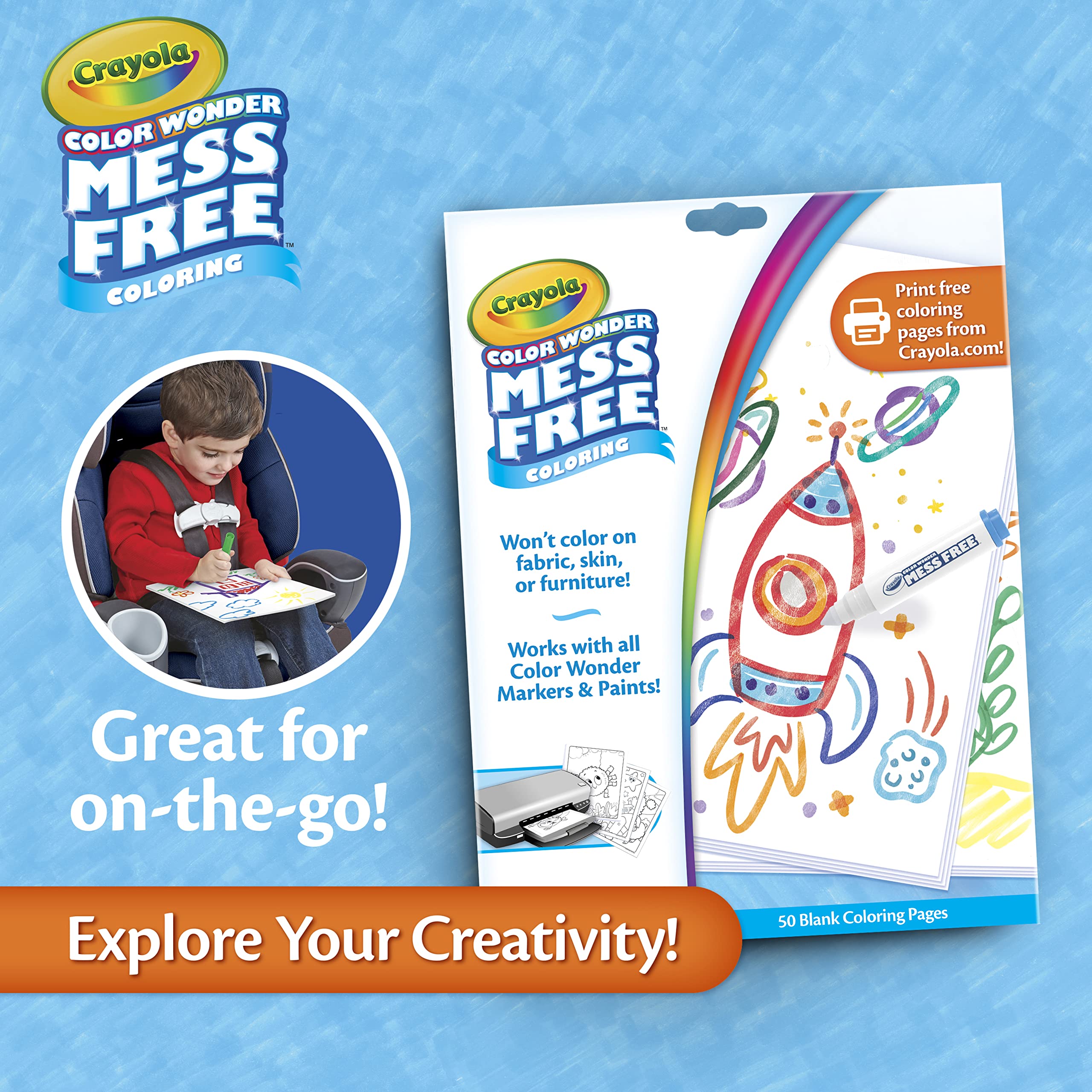 Snapklik.com : Crayola Color Wonder Mess Free Coloring