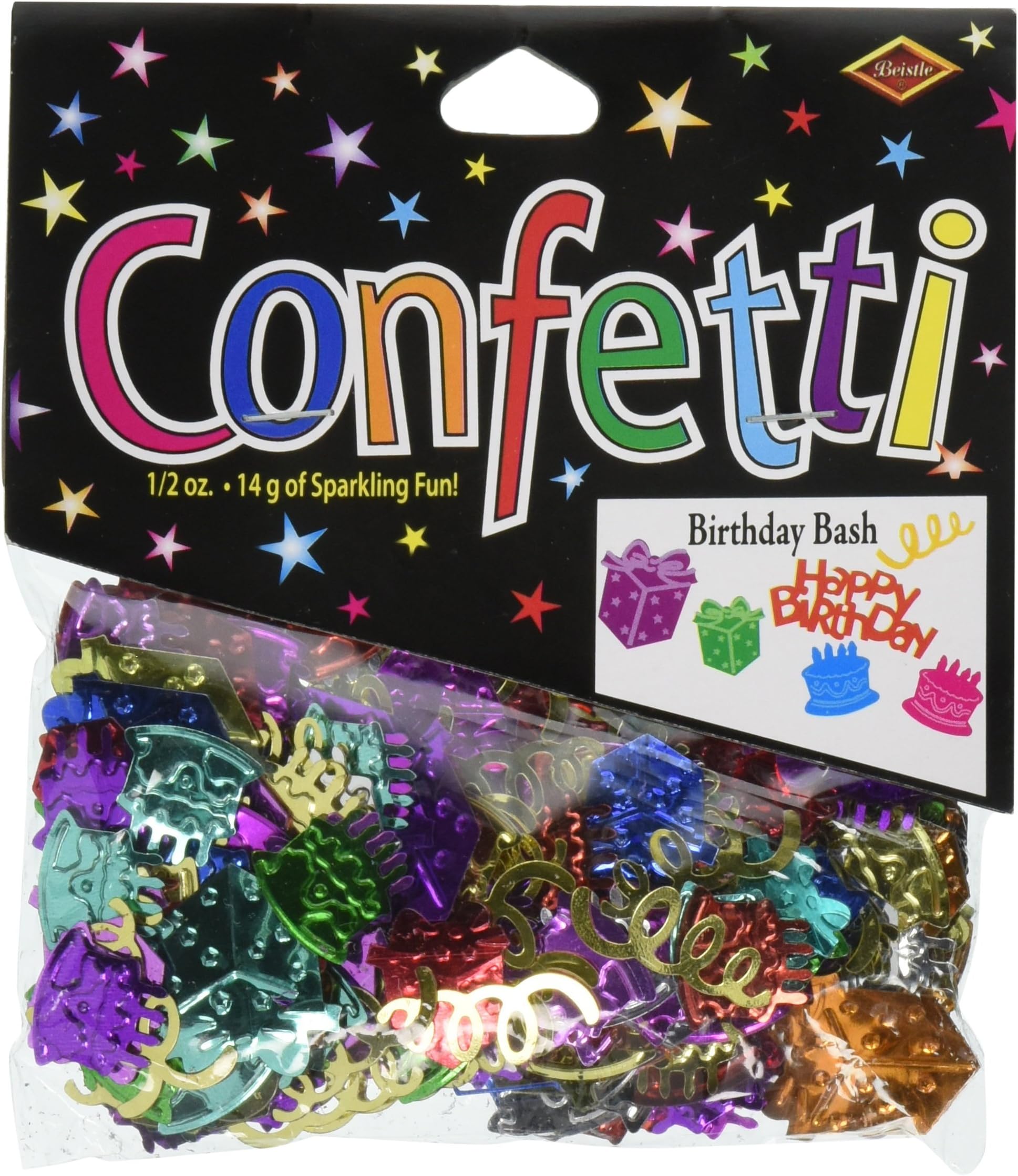 Amazon.com: Beistle Birthday Bash Confetti : Home & Kitchen