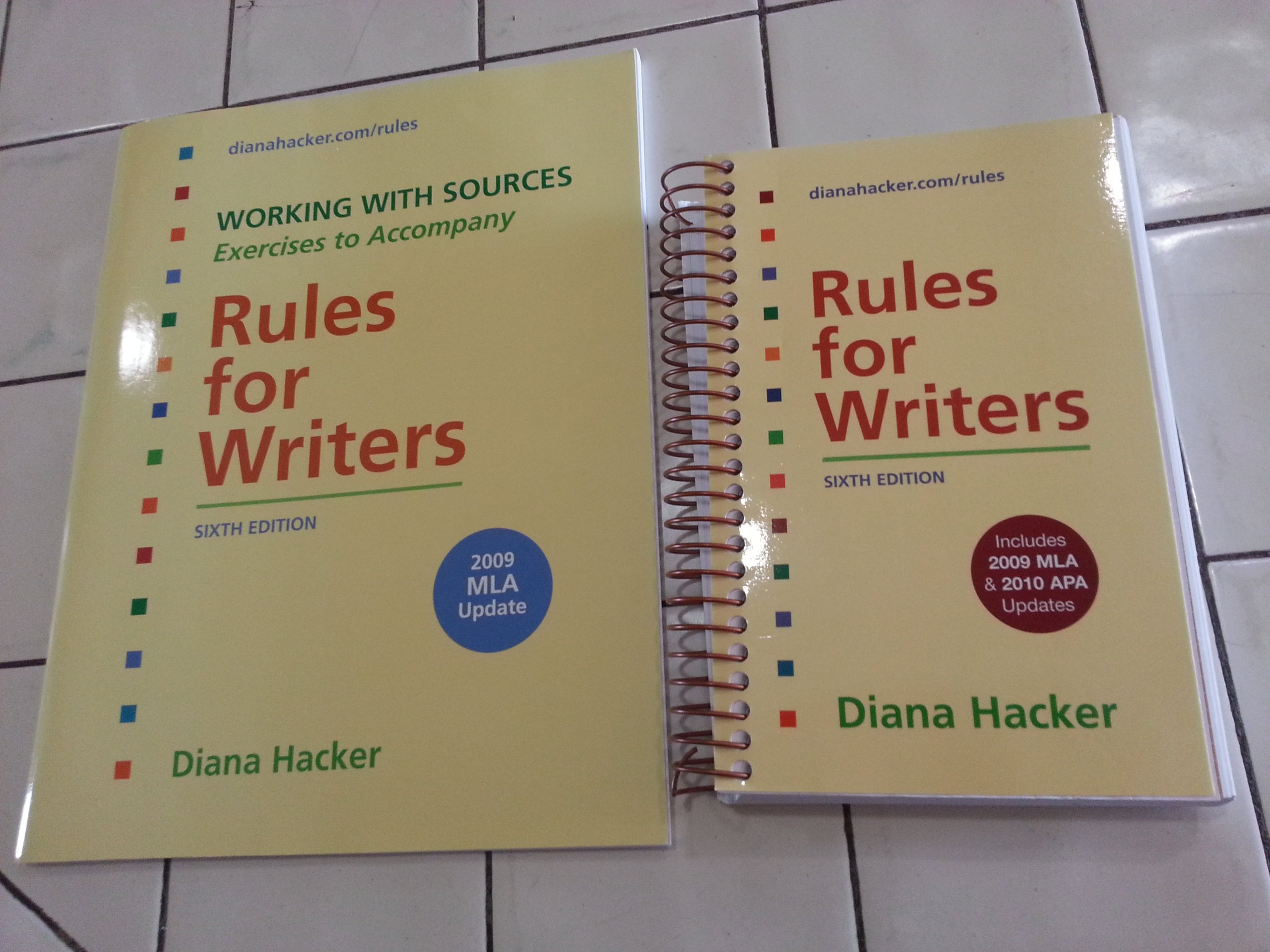 Amazon.com: Rules for Writers with 2009 MLA and 2010 APA Updates ...