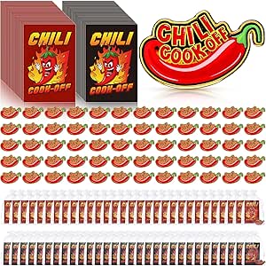 Amazon.com: Yinkin 60 Sets Chili Cook Off Gift Bulk Pepper Lapel Pins ...