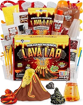 Amazon.com: Original Stationery Lava Science Slime Kit, Fun Science Kit ...