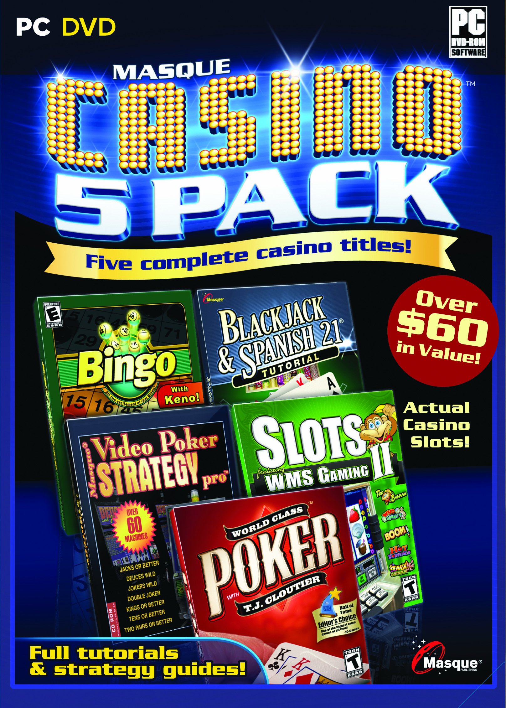 Amazon.com: Masque Casino 5 Pack : Video Games