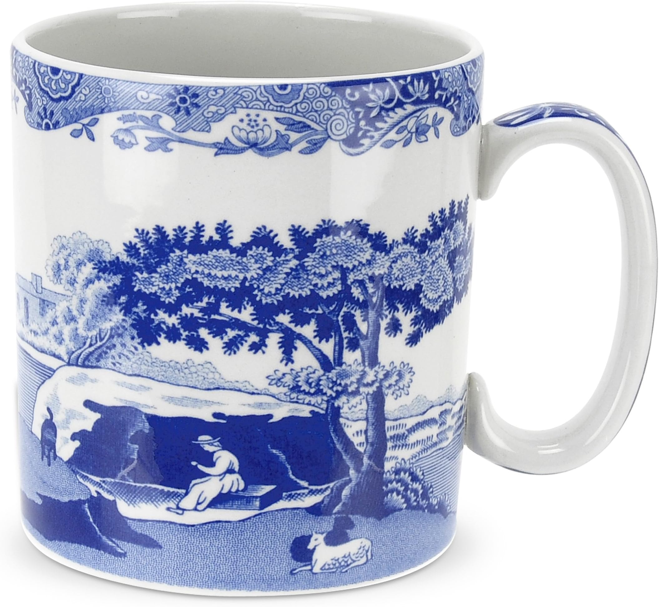 Amazon.com | Spode Blue Italian Mug | Set of 4 | Jumbo Coffee Cup | 16 ...