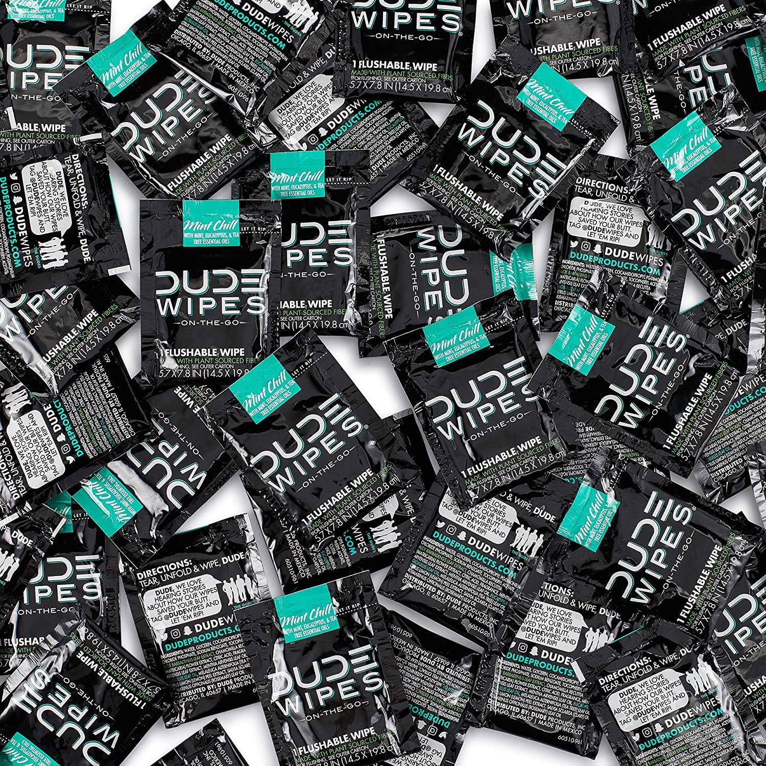Snapklik.com : DUDE Wipes - On-The-Go Flushable Wipes - 2 Pack, 60 ...