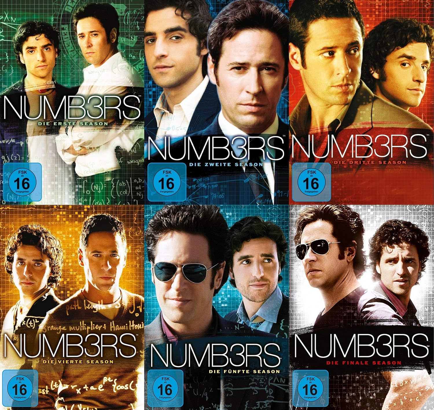 Numb3rs (Numbers) - Season 1-6 - The Complete Series in Set (31 DVDs ...
