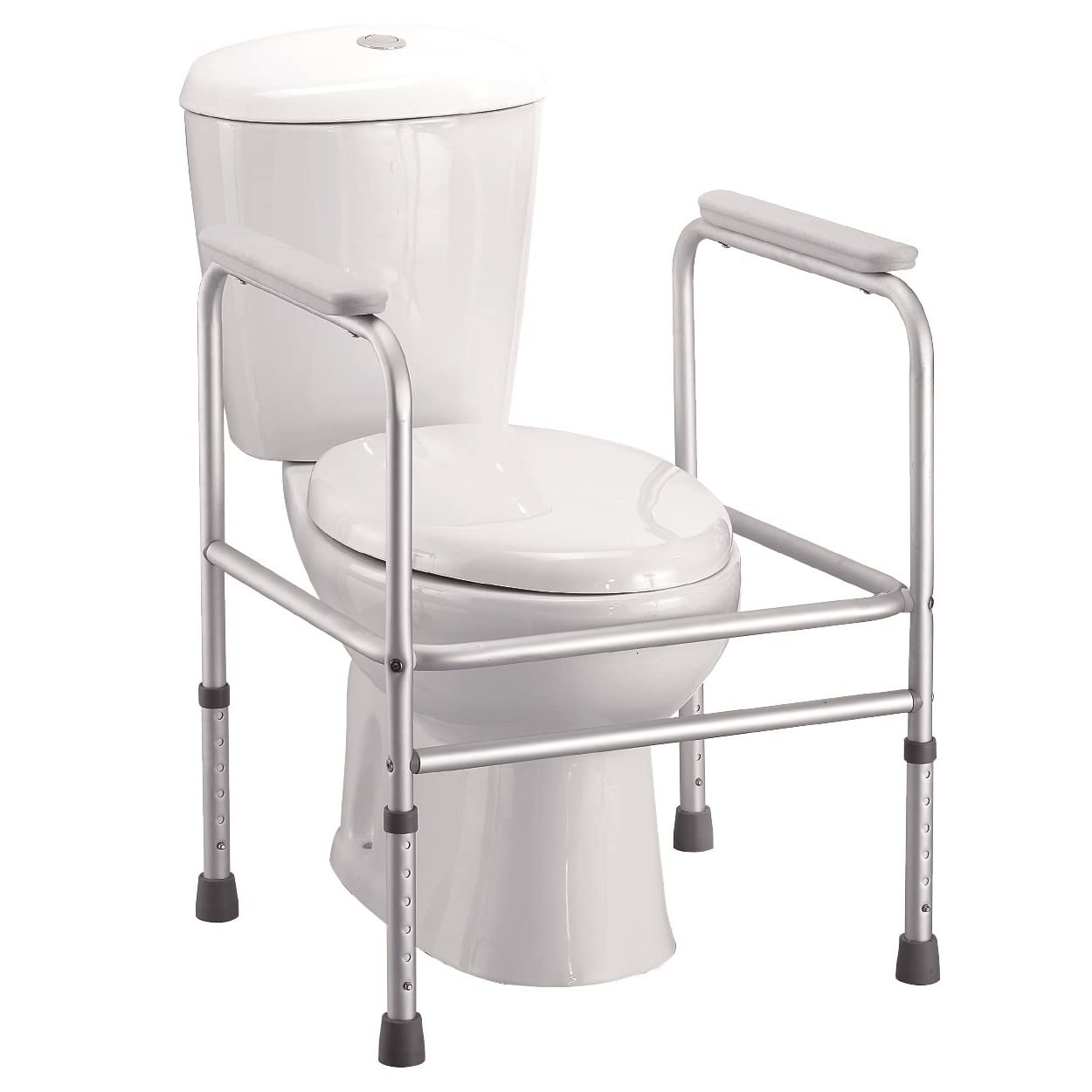 Buy Toilet safety frame rail surround mobility aid - Lightweight ...