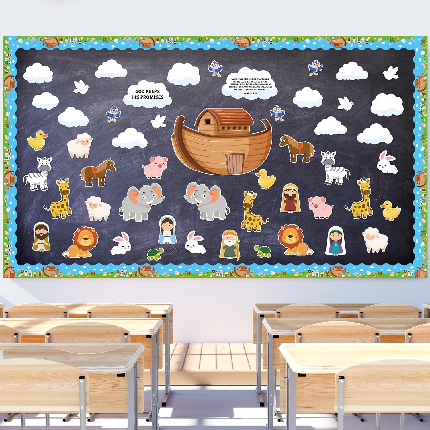 Noah’s Ark Bulletin Board - 133Pcs Back to School Philippines | Ubuy