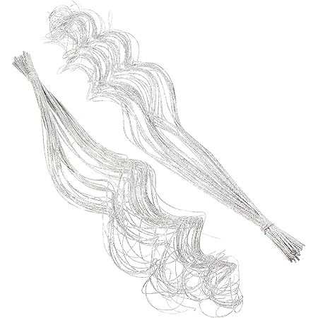Amazon.com - 24-28" White Sparkle Curly Ting Ting Branch