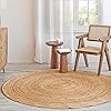 Amazon.com: Savi Home Hand Woven Jute Braided Rug, 6' Round - Natural ...