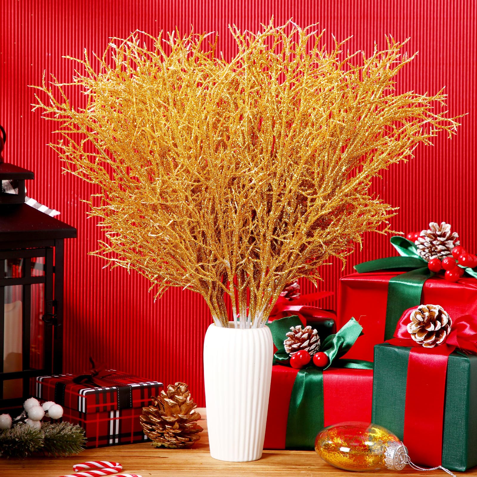Glitter Branches For Centerpieces