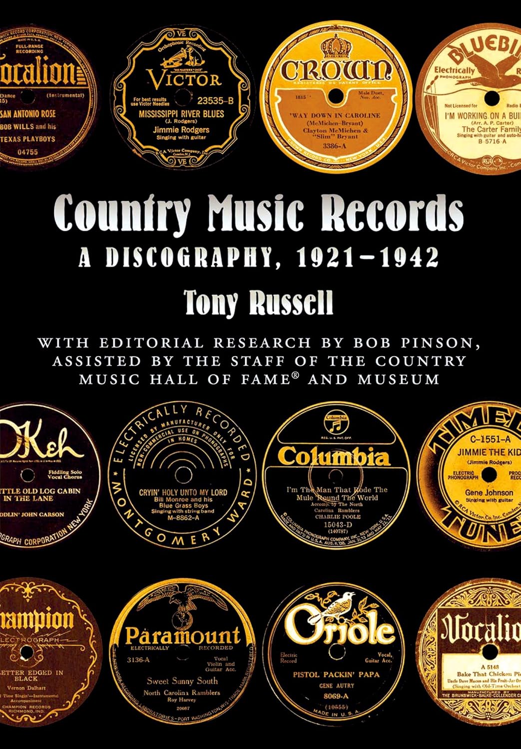 Country Music Records: A Discography, 1921-1942 - Kindle edition by ...