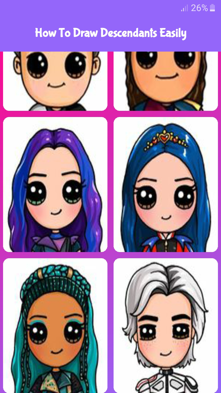 How To Draw Descendants Easily:Amazon.in:Appstore for Android