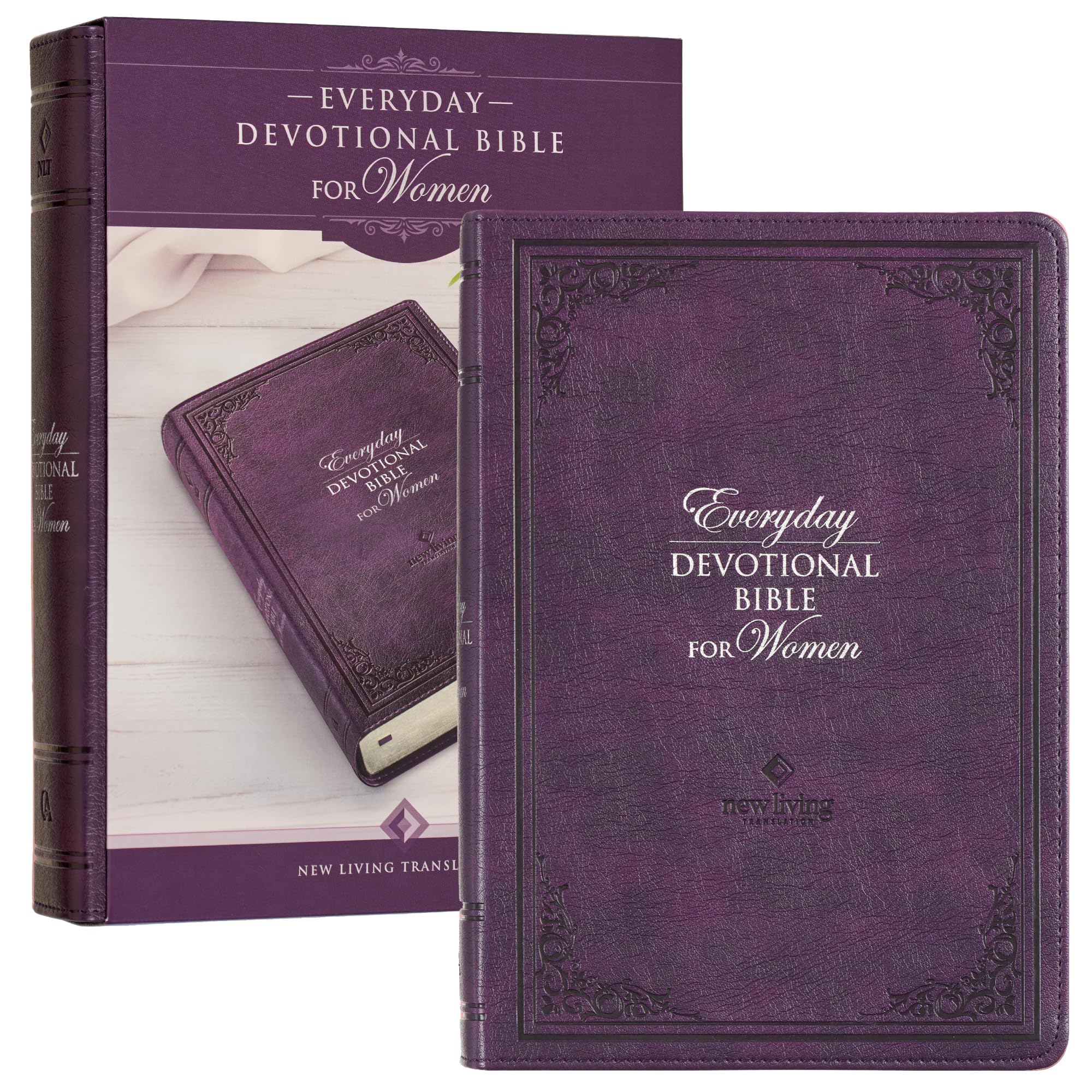 NLT Holy Bible Everyday Devotional Bible for Women New Living ...