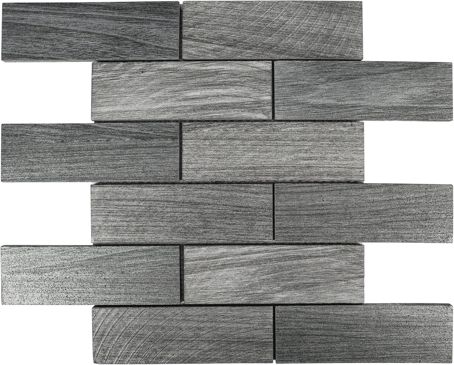 Dark Grey Classic Volcanic Tile Surface Printing Subway Kitchen ...