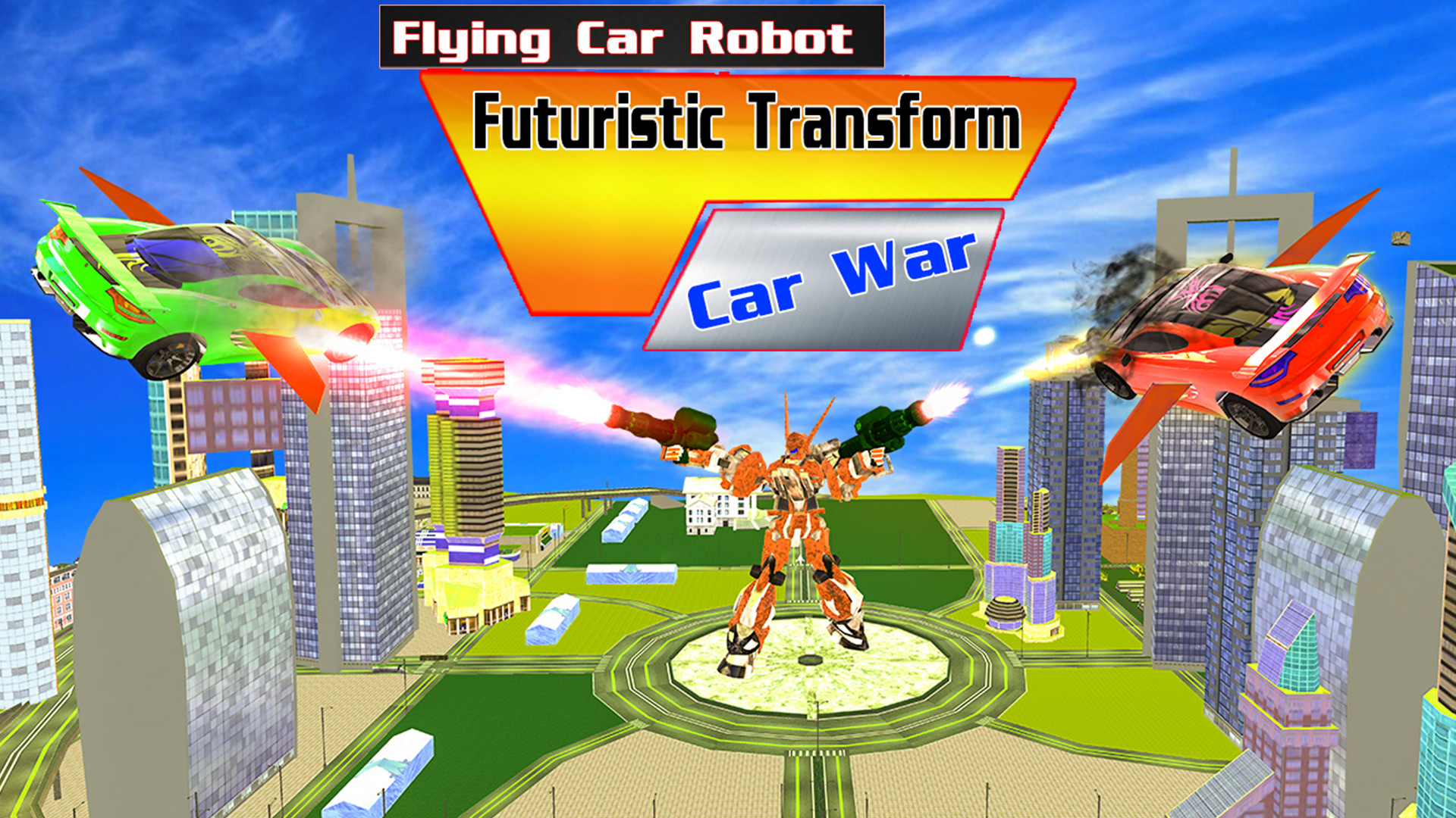 Flying Car Robot Futuristic Transform Car War - App on Amazon Appstore