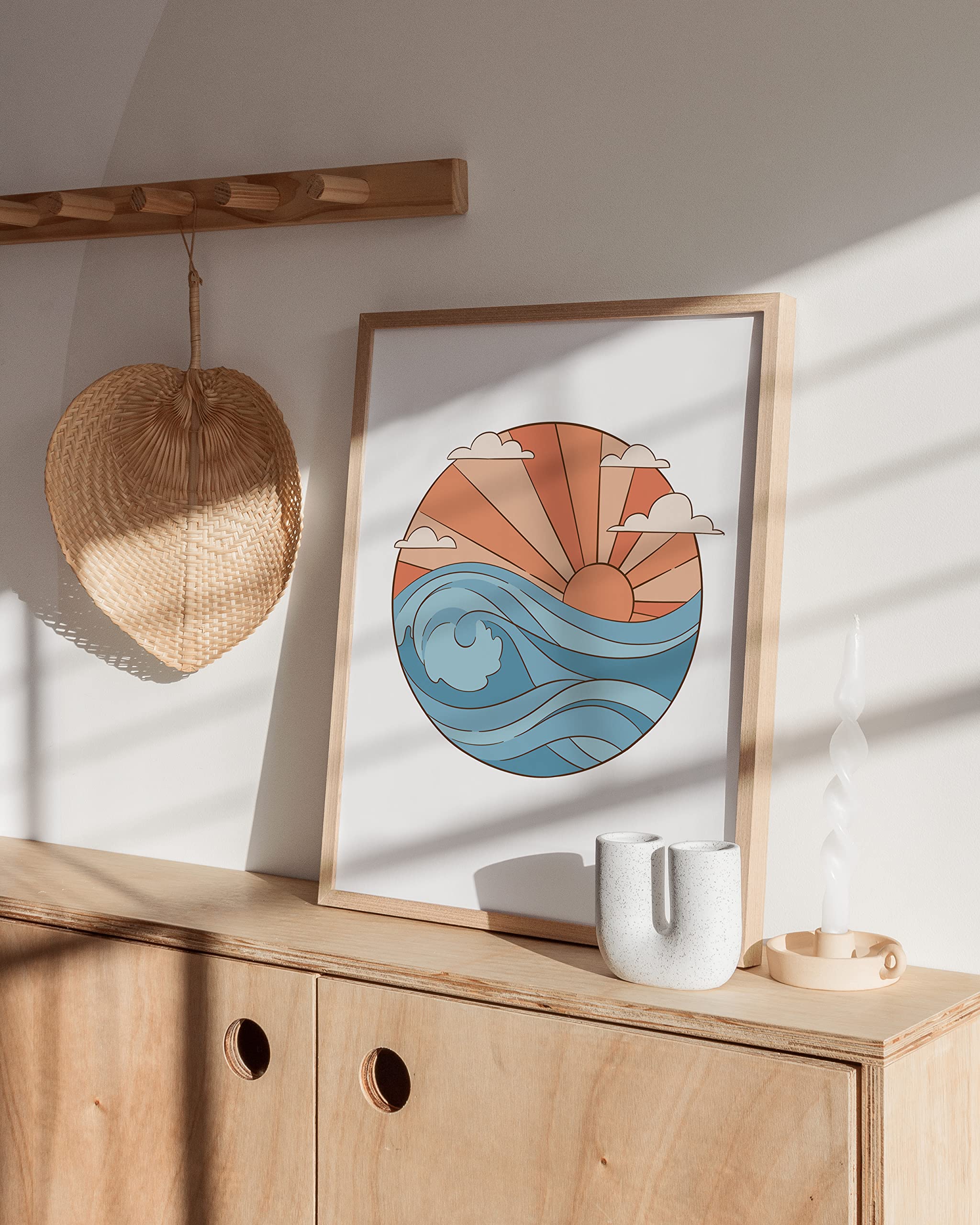 Vintage Ocean Wave Posters