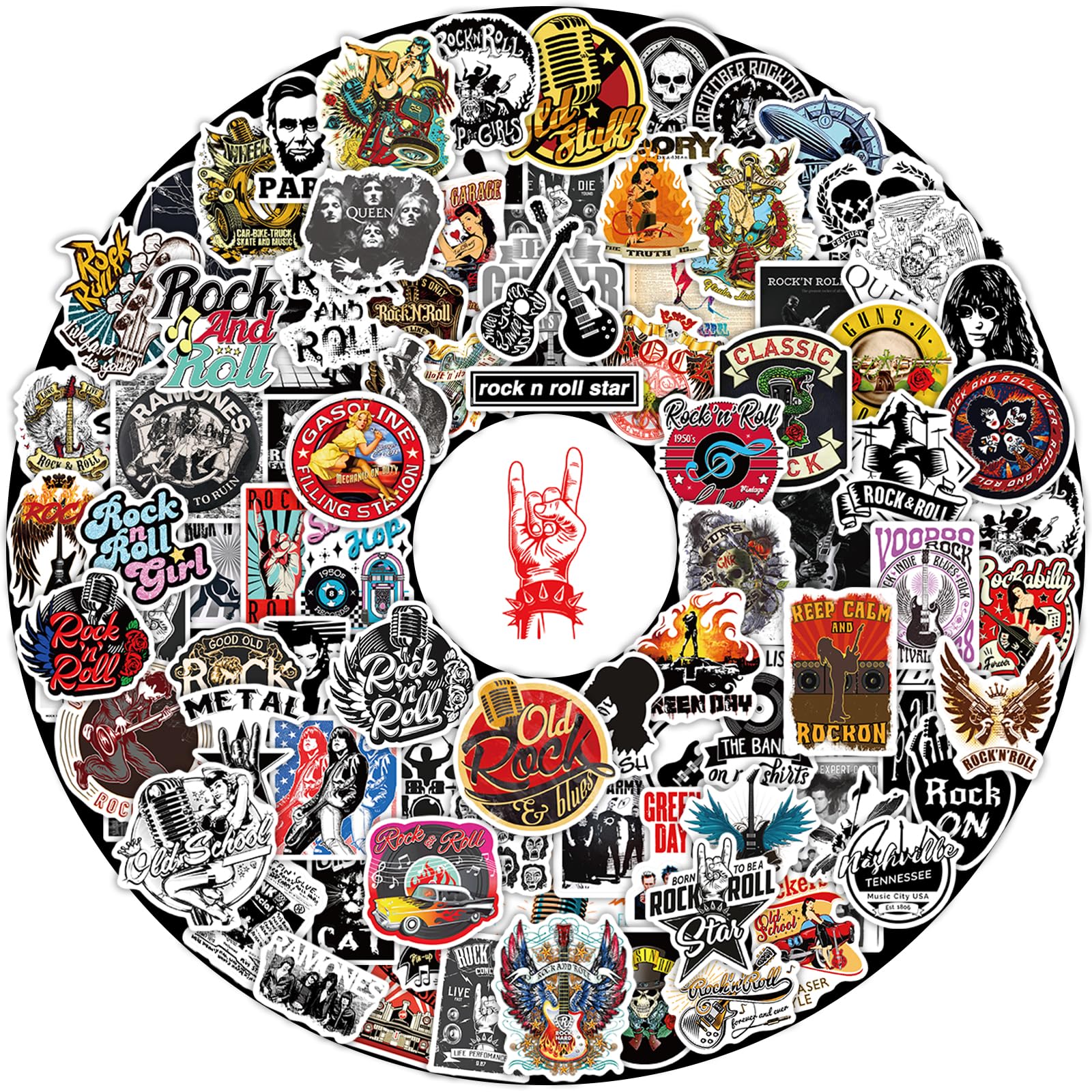 Amazon.com: 100 PCS Music Stickers for Adults Teens,Vinyl Waterproof ...