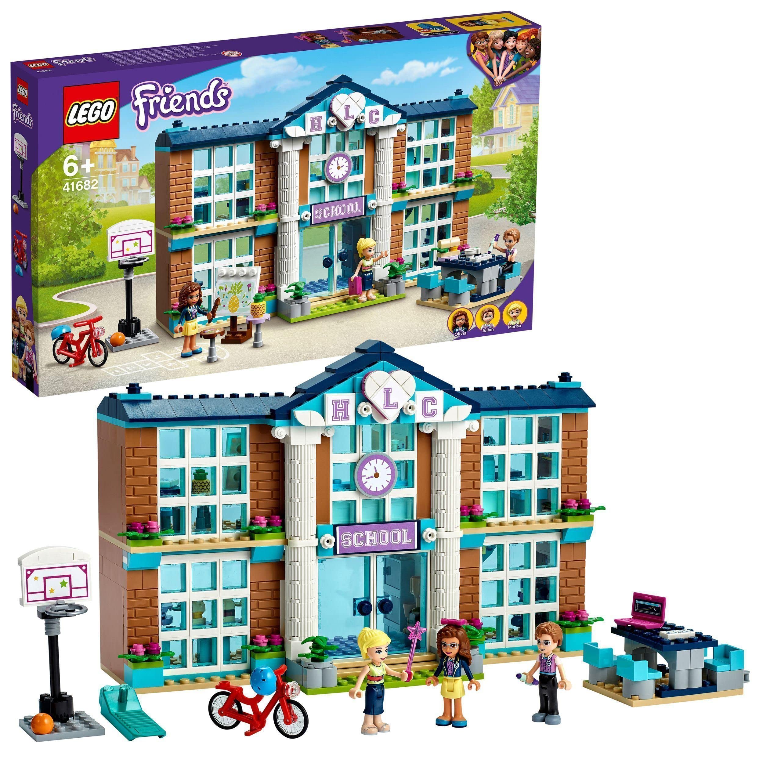 LEGO 41682 Friends School House Toy Heartlake City Building Set ...