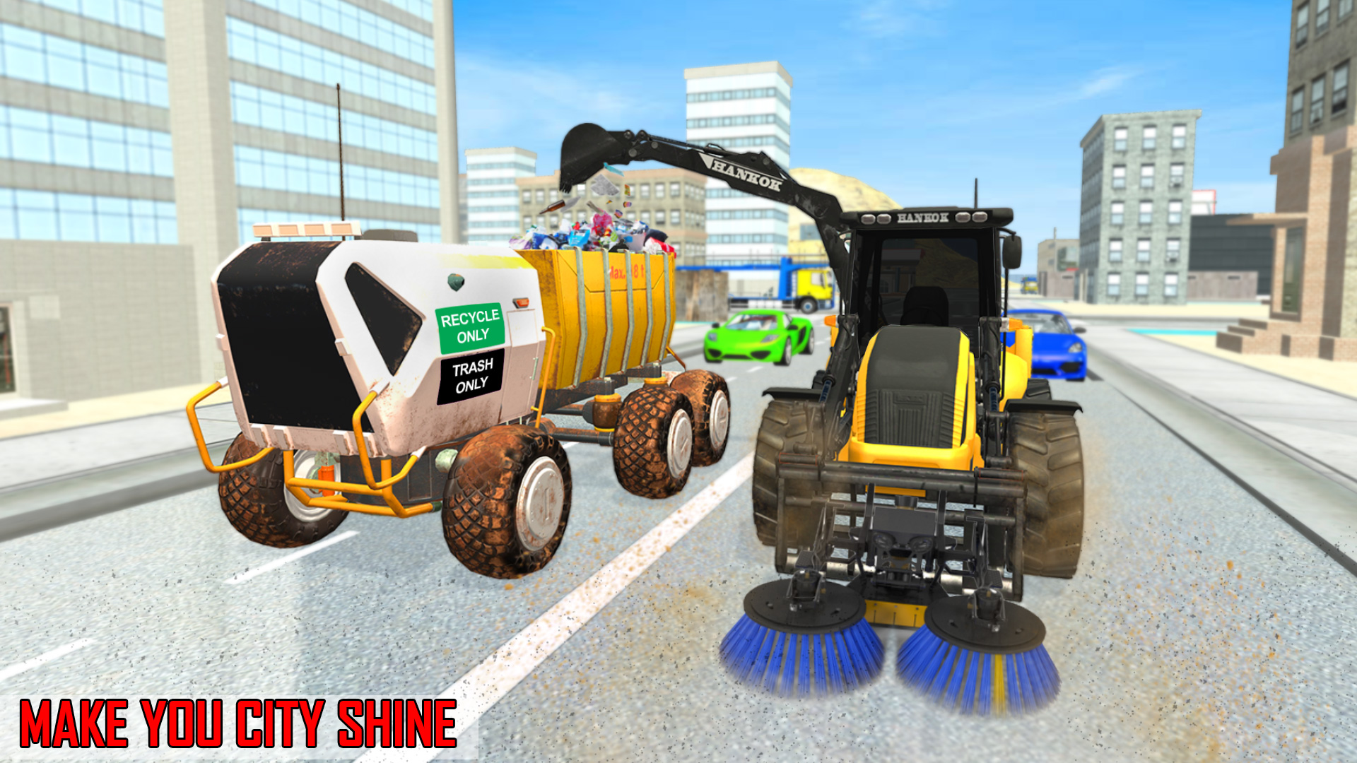 Tractor Towed City Beach Cleaner Truck Driver Game - App on Amazon Appstore
