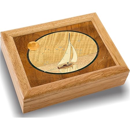 Amazon.com: Wood Art Sailing Box - Handmade USA - Unmatched Quality ...