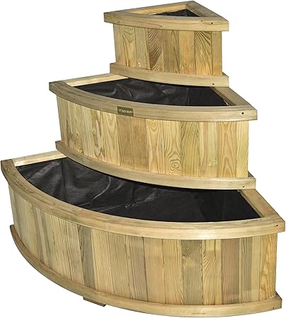 Rowlinson Marberry Corner Cascade Planter 196L : Amazon.co.uk: Garden