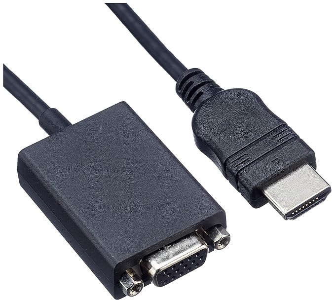 Lenovo 0B47069 HDMI to VGA Monitor Adapter, Black : Amazon.in ...