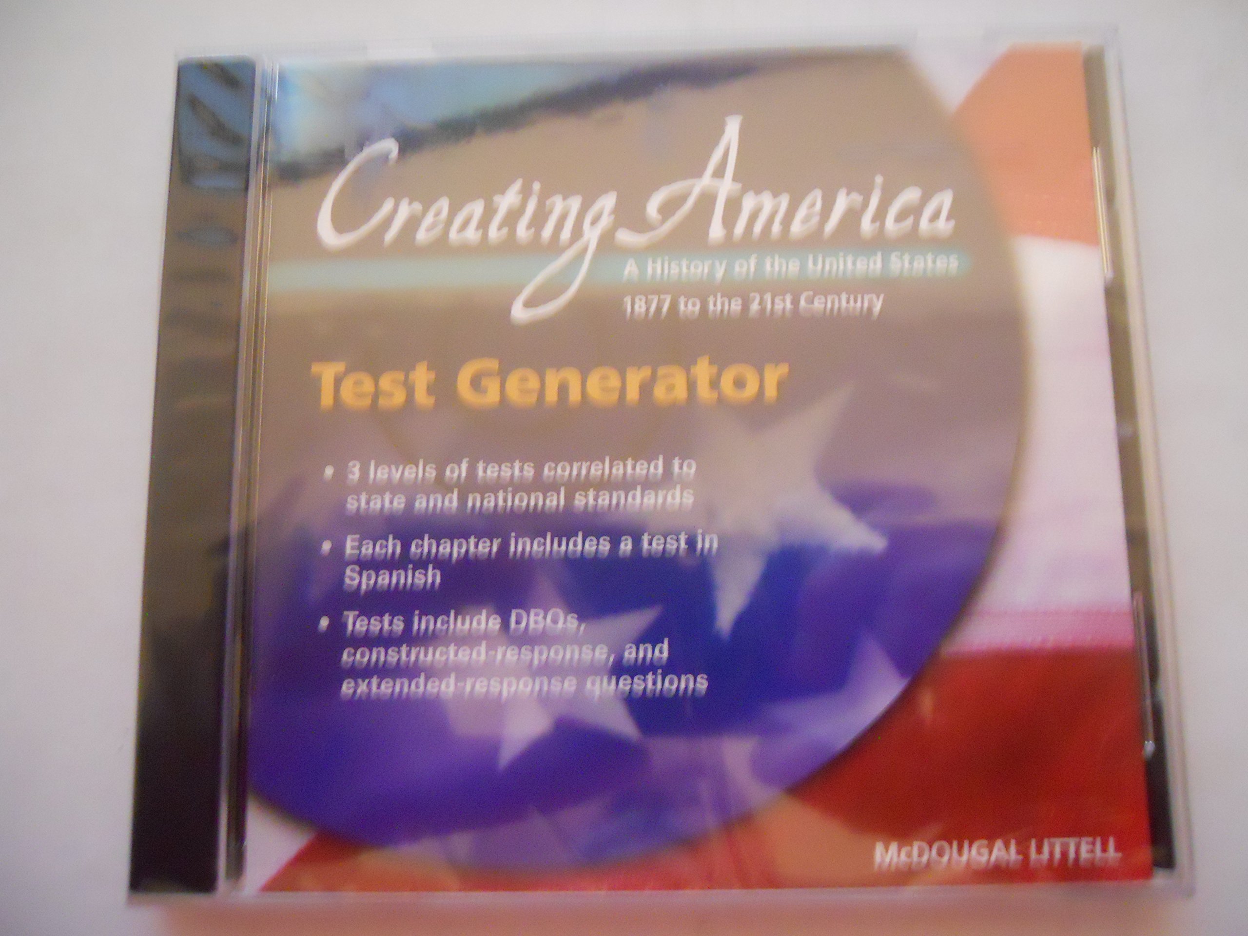 McDougal Littell Creating America: Test Generator CD-ROM Grades 6-8 ...