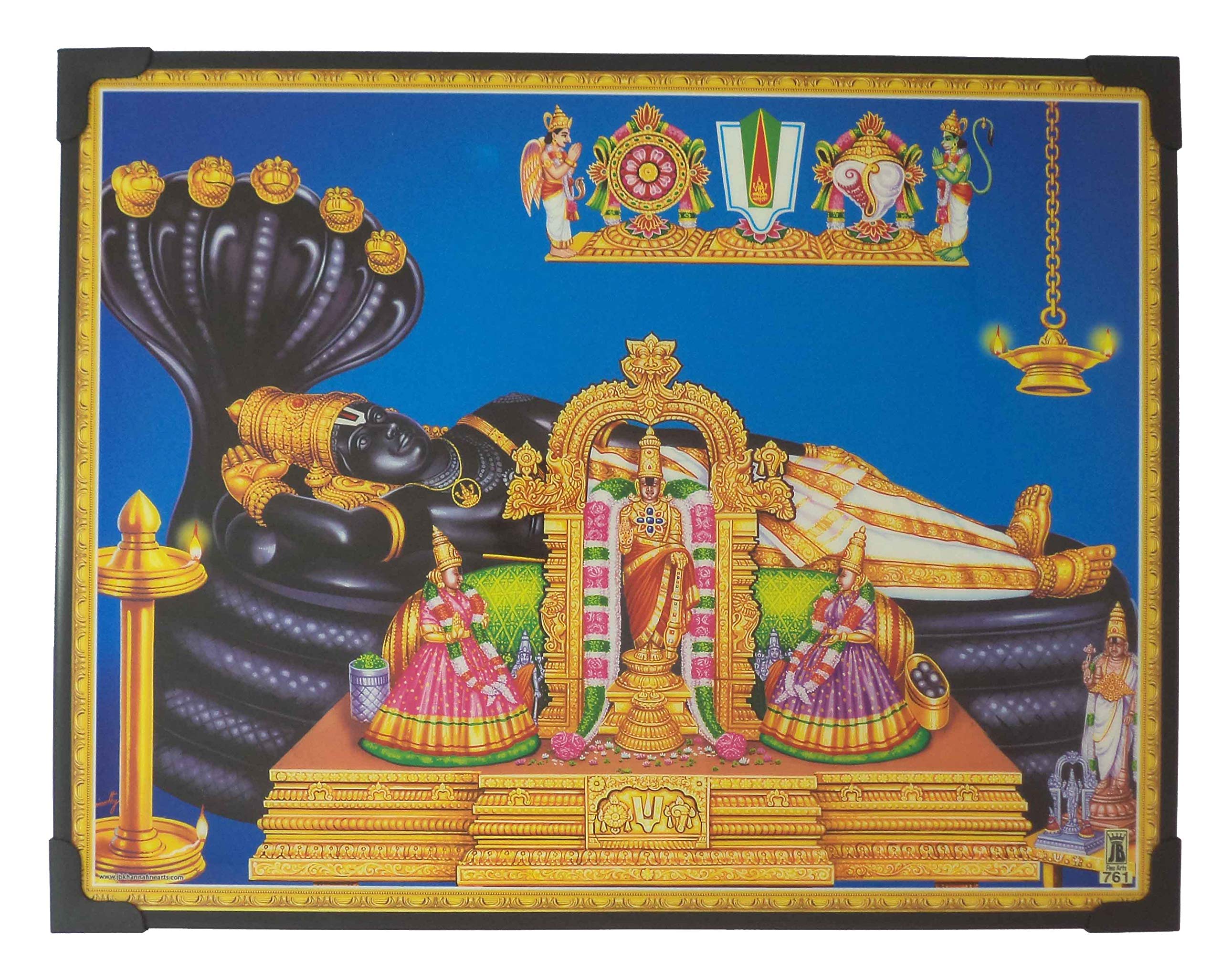 Lord Ranganathaswamy Photo Beading Frame 29 Cm X 22 5 | Desertcart Sri ...
