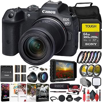 Amazon.com : Canon EOS R7 Mirrorless Camera with 18-150mm Lens ...