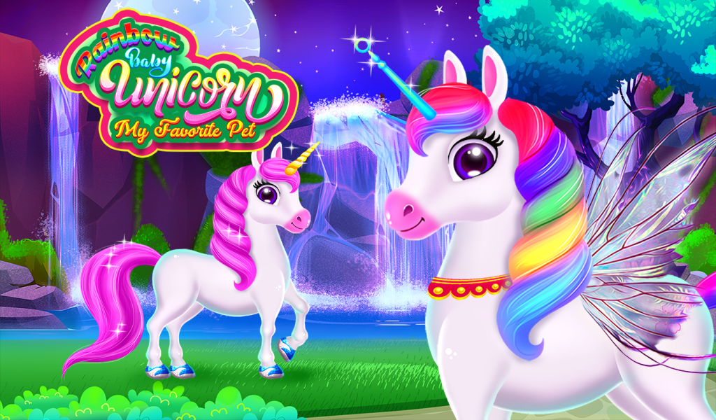 Rainbow Baby Unicorn - My Favorite Pet - App on Amazon Appstore
