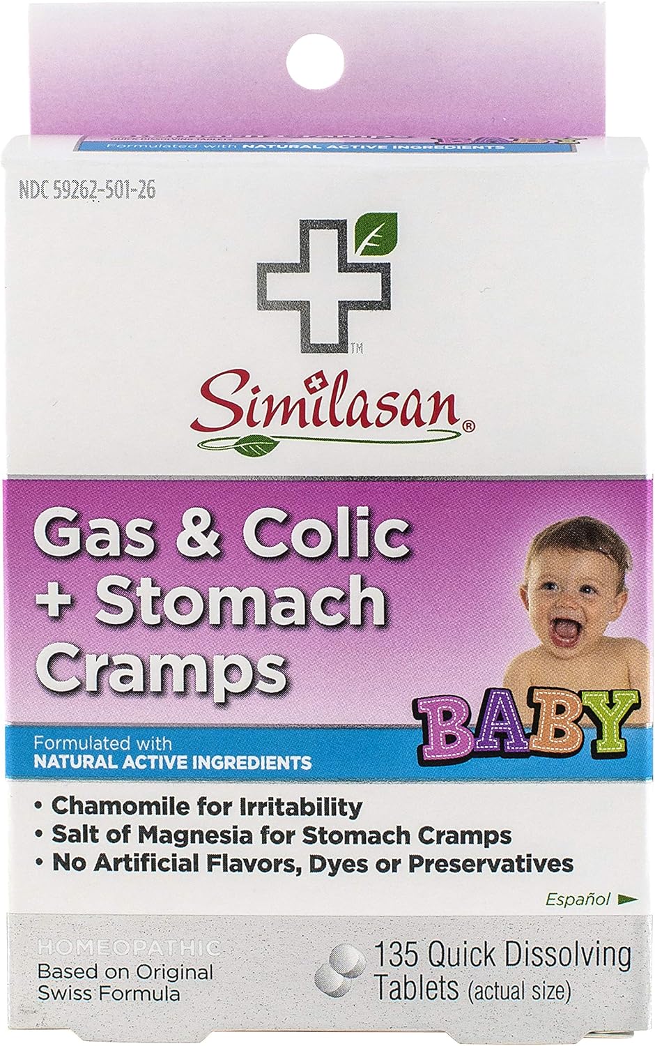 Amazon.com: Similasan Gas & Colic Plus Stomach Cramps Quick Dissolving ...