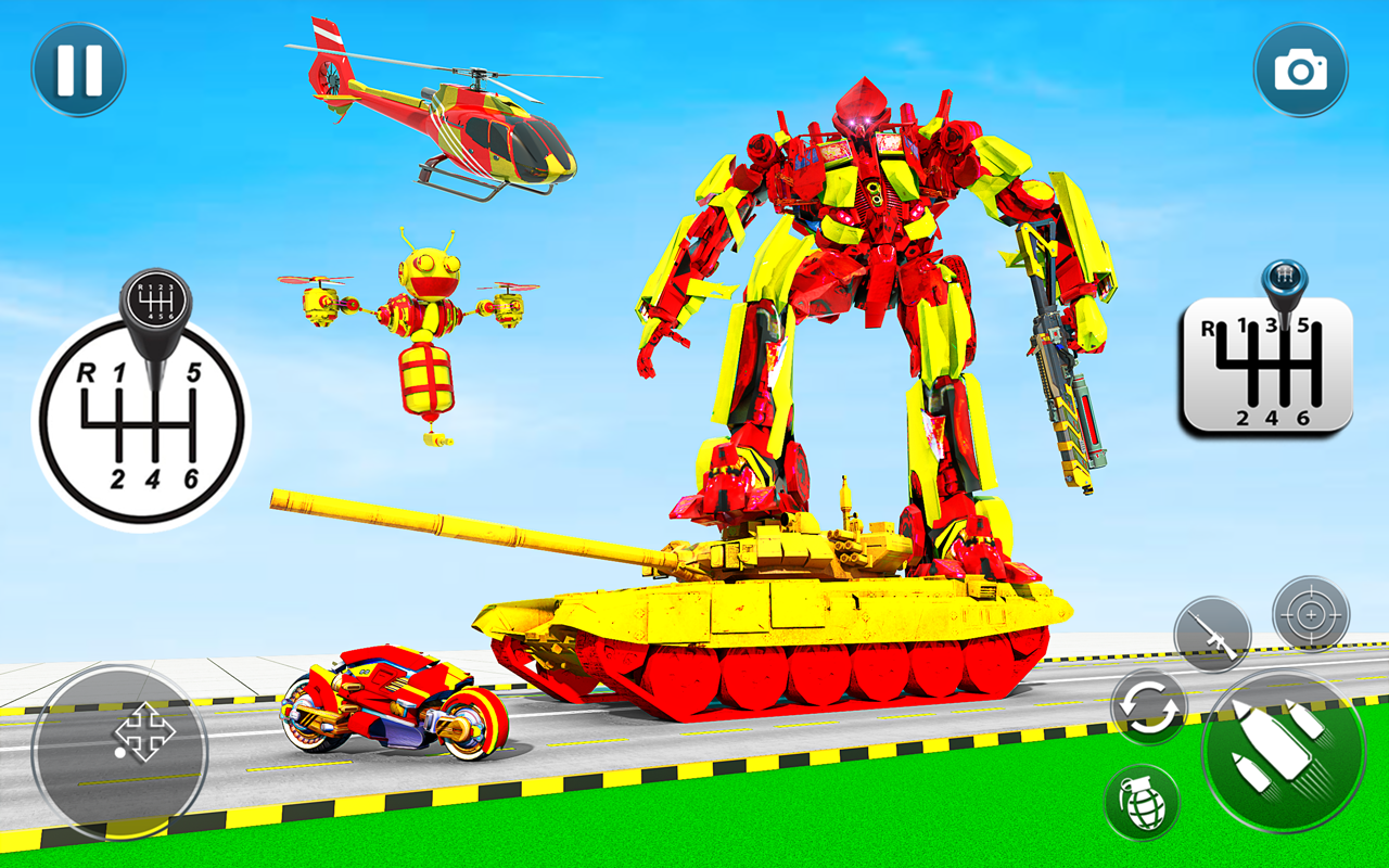 Army Tank Robot Car Games: Robot Transformation Game - Dino Robot Car Transform : Multi Robot ...