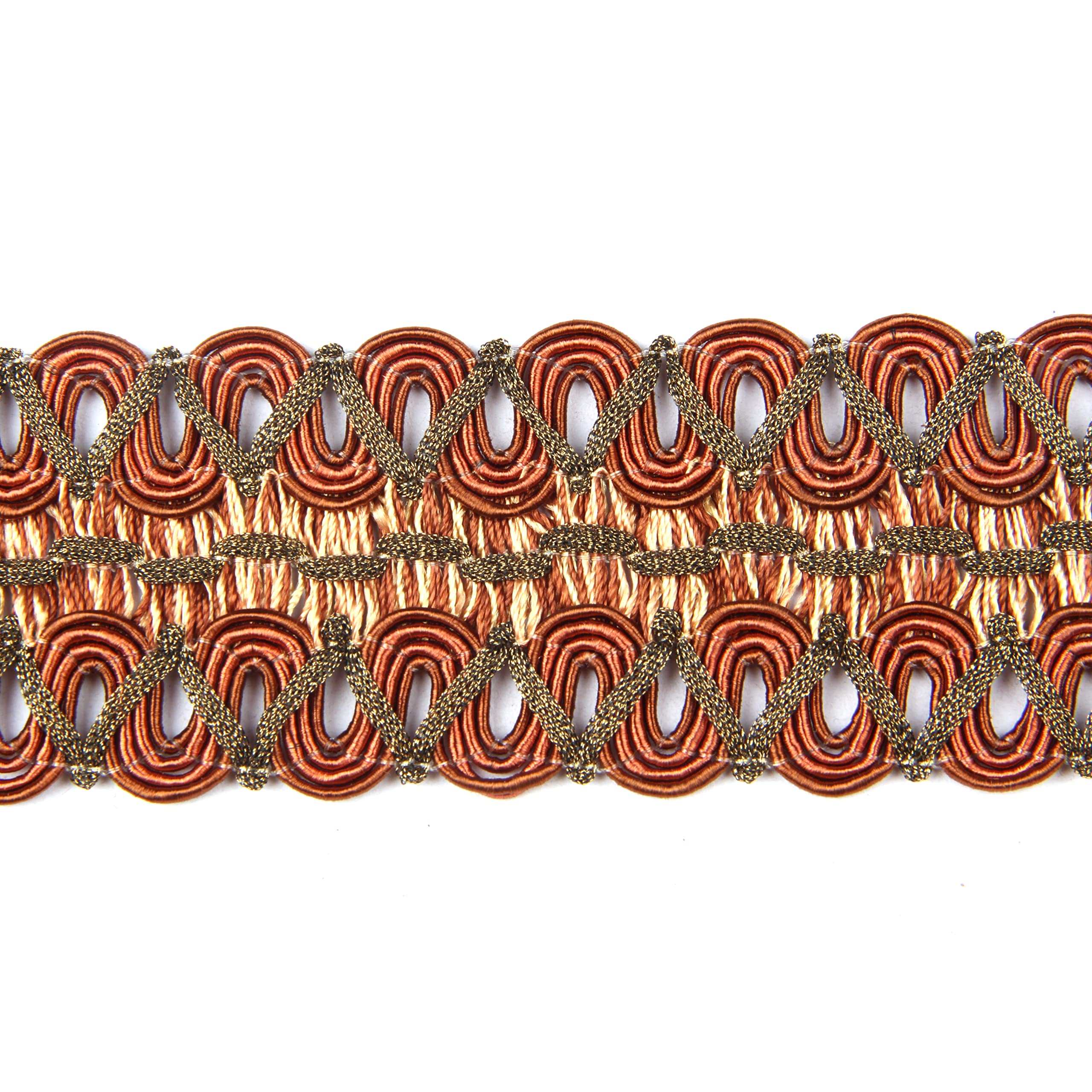 Amazon.com: BEL AVENIR Braid Trim 2 inch 6.8 Yards Boho Style Woven ...