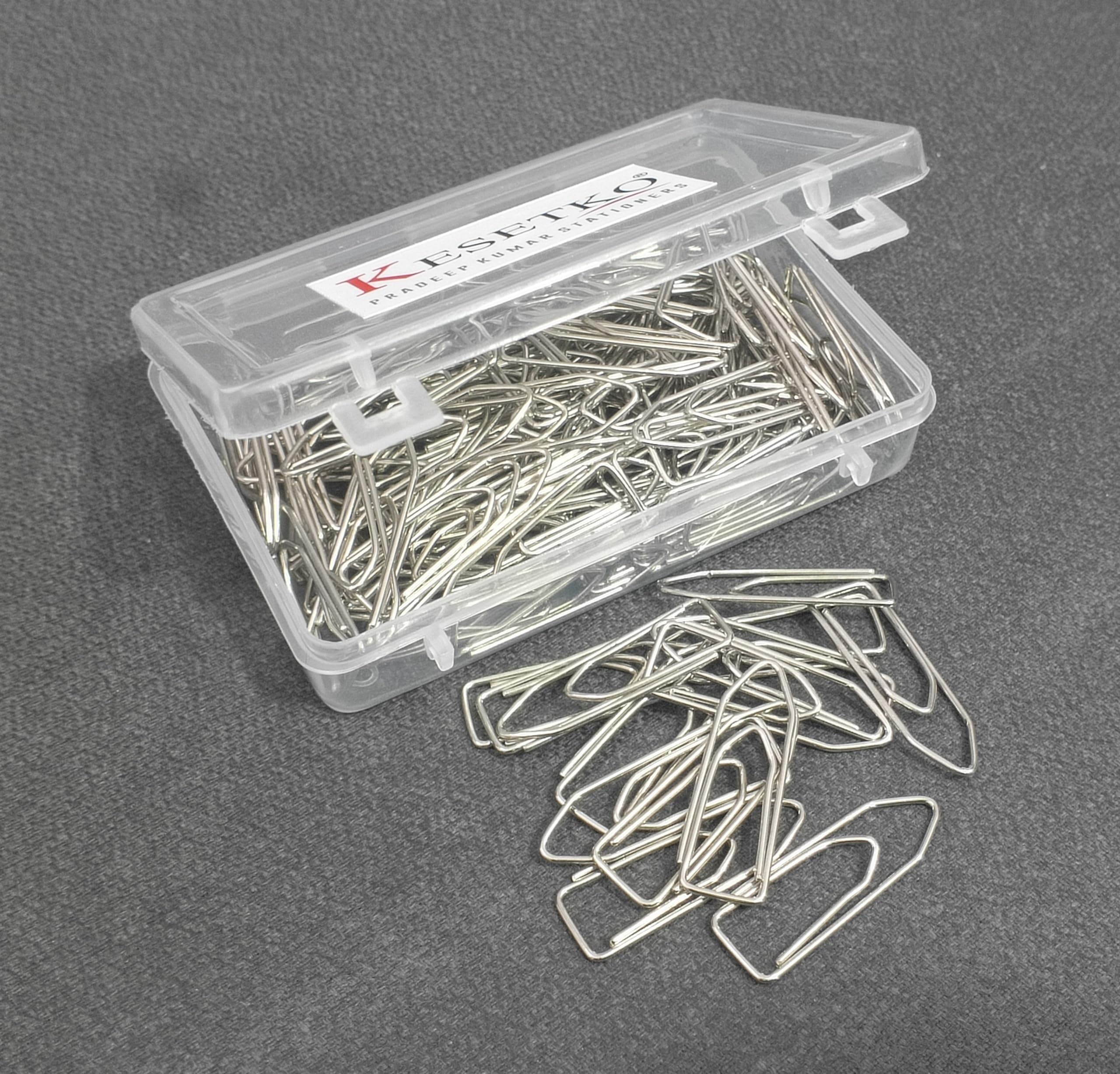 KESETKO Paper Clips 30mm, Gem Clips, Stainless Steel U Clips, (100 ...