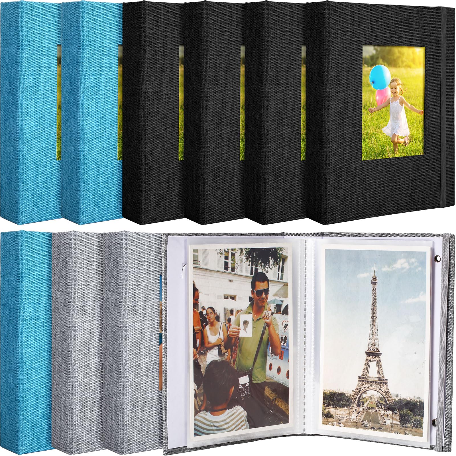 Amazon.com: 10 Pieces Small Photo Album 4 x 6 Inch Picture Album 26 ...