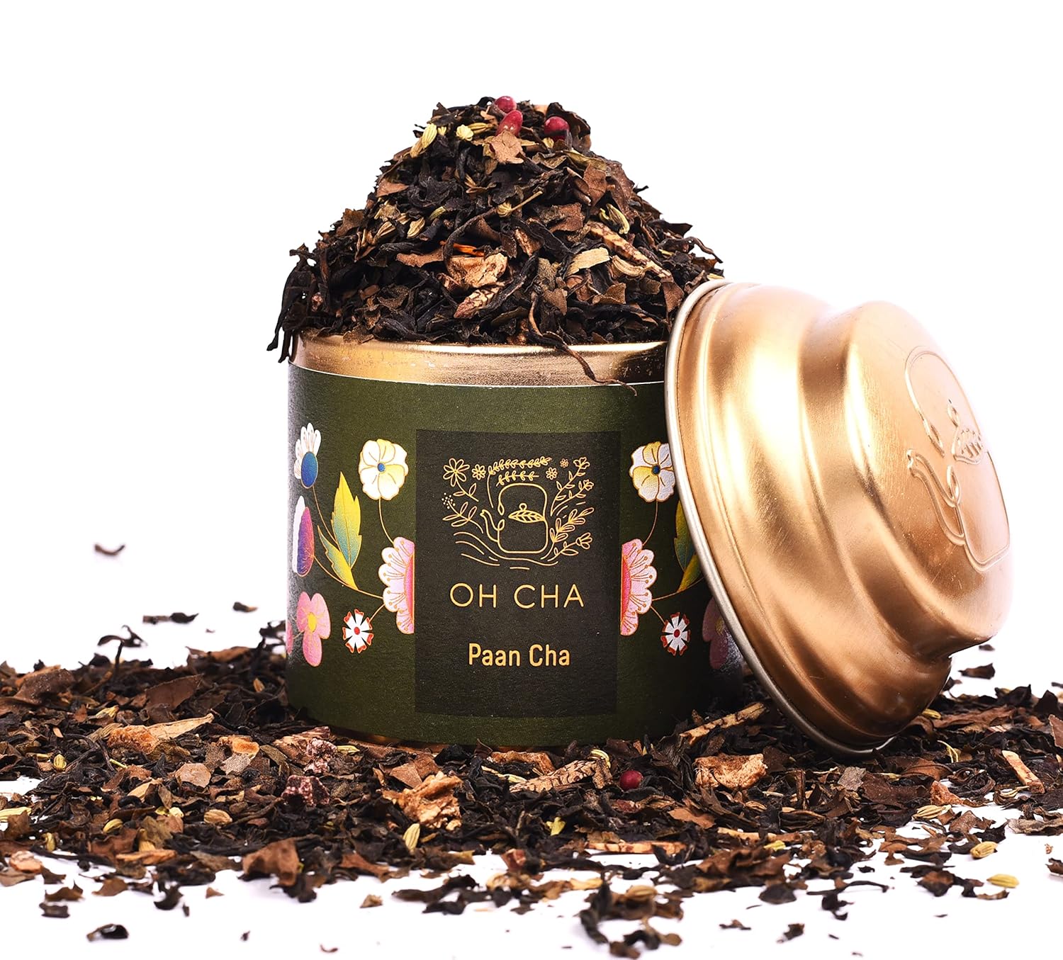 OH CHA - Paan Chai | Whole Leaf Darjeeling Tea with Betelnut leaves ...