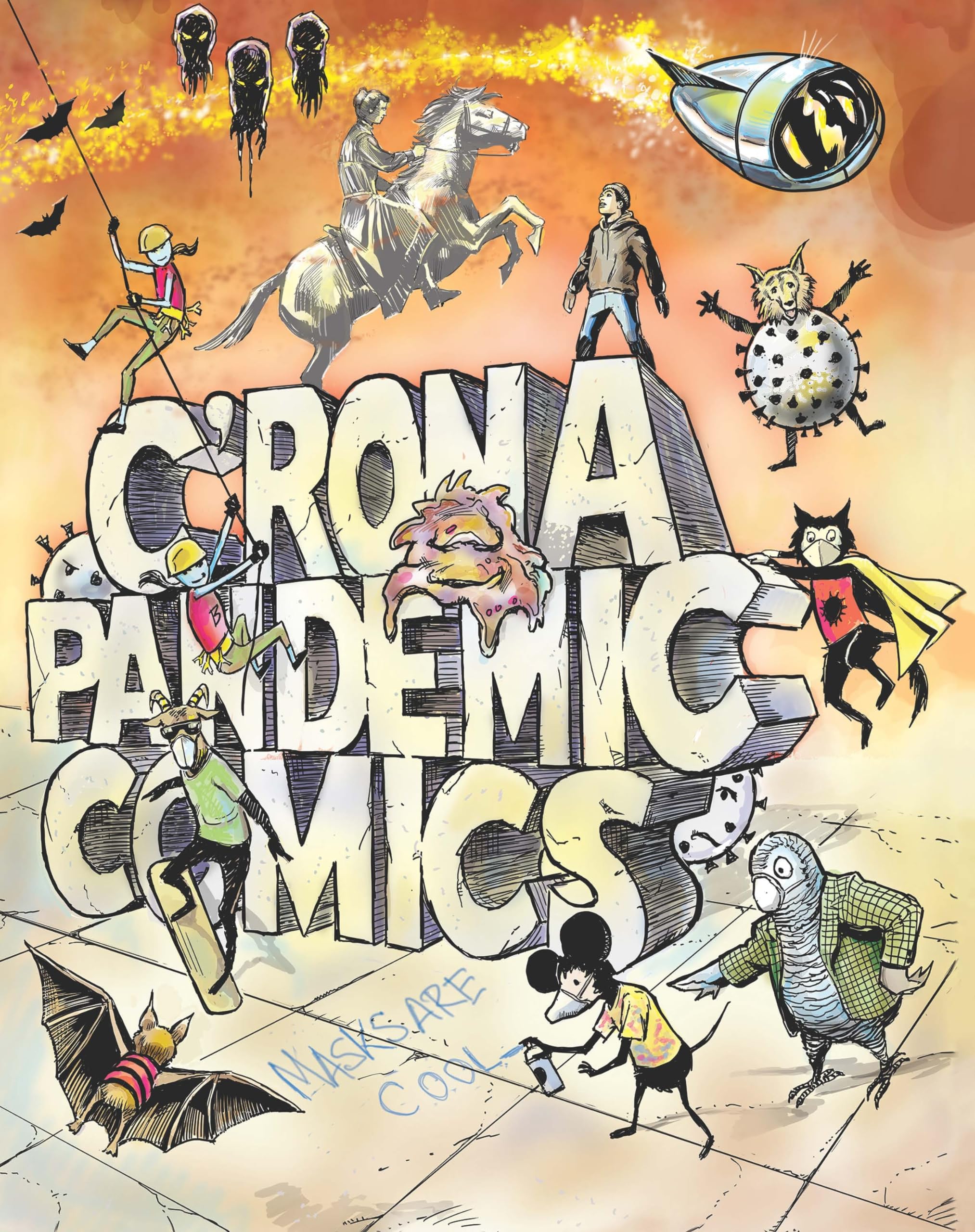 C'RONA Pandemic Comics: Hall, Bob, Diamond, Dr. Judy, VanWormer, Liz ...