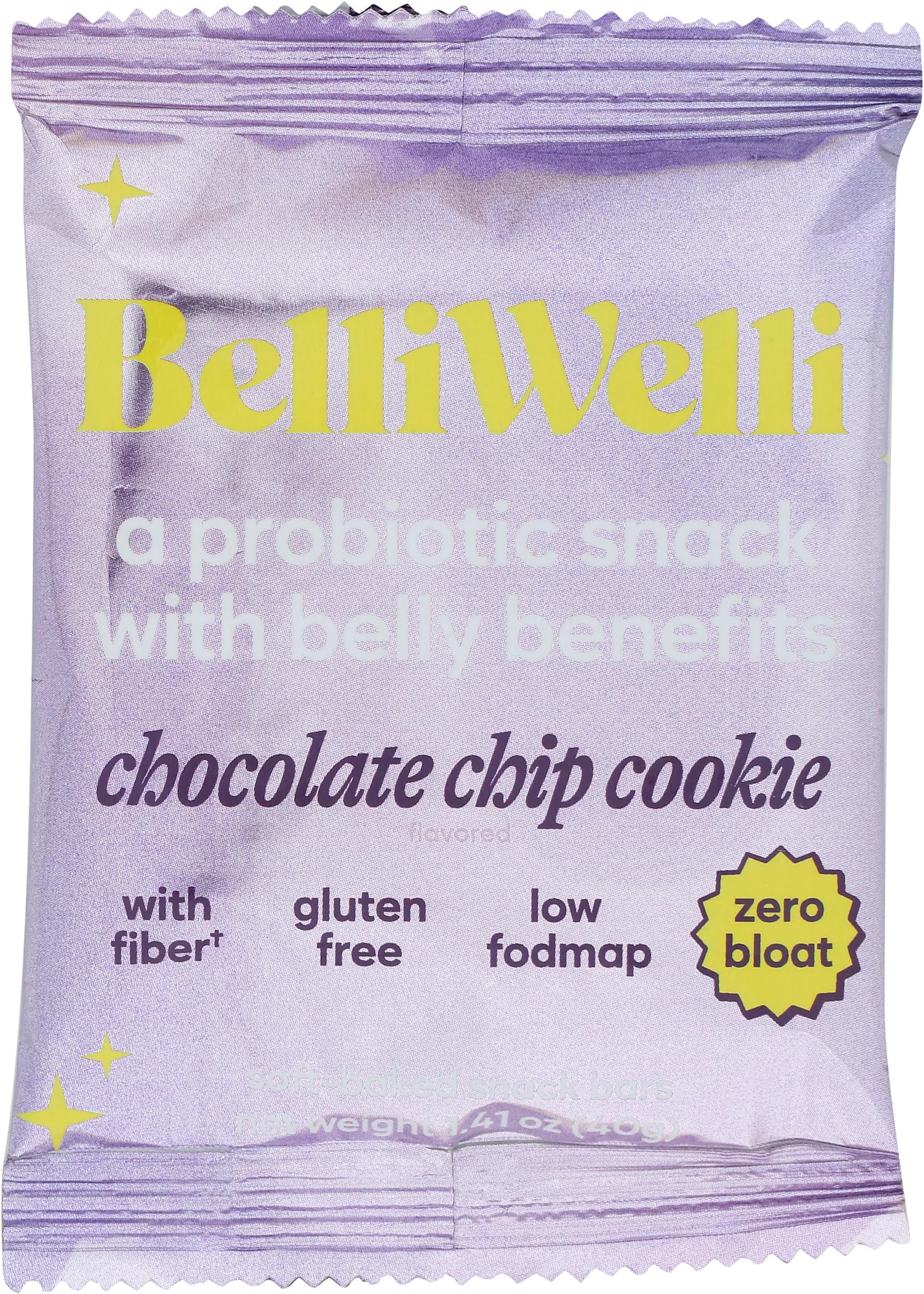 Amazon.com: Belliwelli Snackbar, Chocolate Chip Cookie Flavored, Zero ...