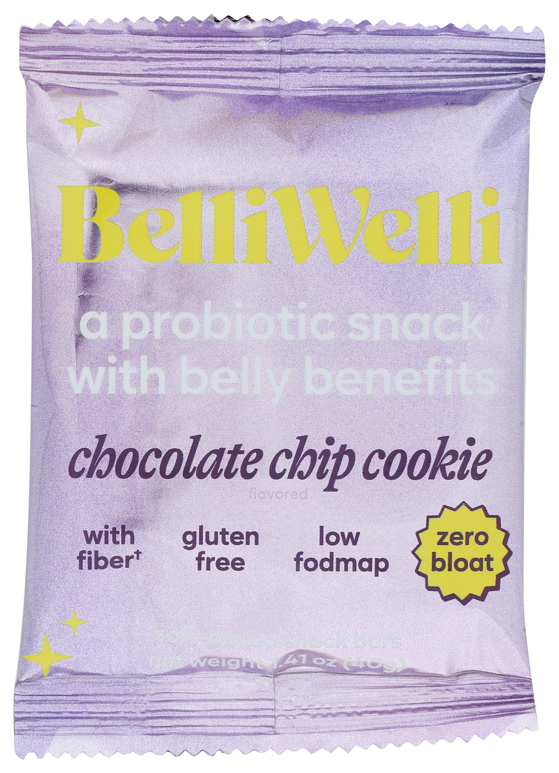 Amazon.com: Belliwelli Snackbar, Chocolate Chip Cookie Flavored, Zero ...