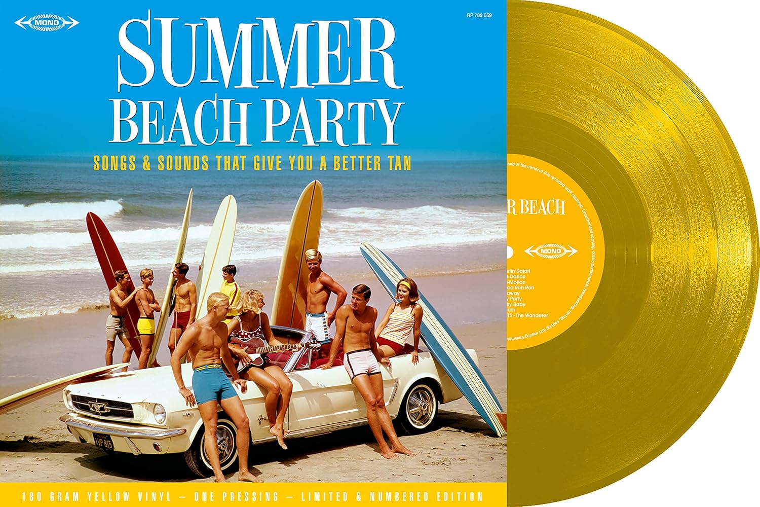 Summer Beach Party - LP 30cm Vinyle JAUNE 180 Grammes: Various: Amazon ...